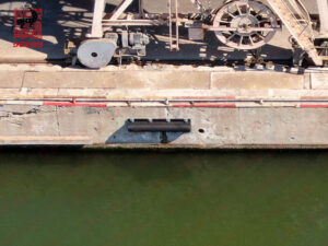 Wing fender to Bulgaria well installed at site -DEERS Fender - Nanjing ...