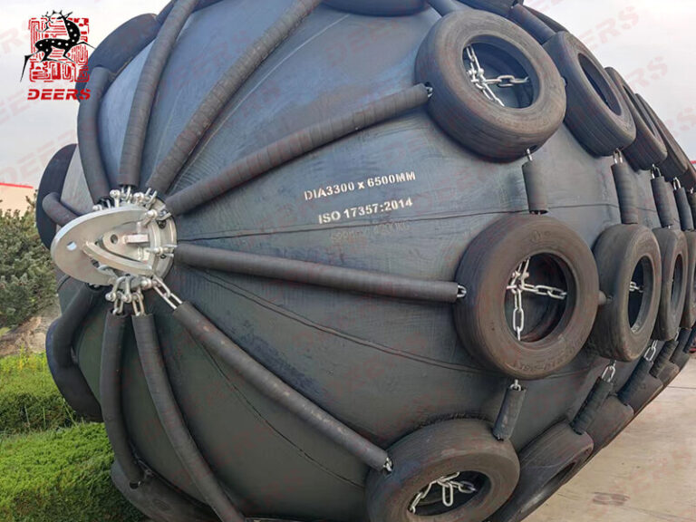 80kpa Pneumatic Fenders are ready to do STS Operations - Nanjing Deers ...