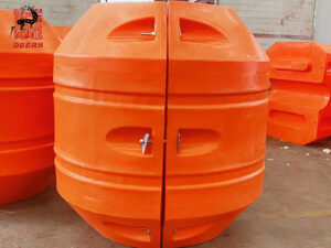 New delivery of a batch of PE floats - Dredging pipe floats - Nanjing ...