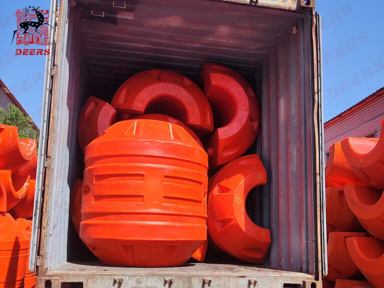 Successfully Delivered Pipe Floats to the United States - Nanjing Deers ...